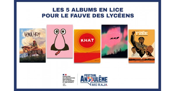 Découvrez les 5 albums en lice pour le Fauve des Lycéens 2023